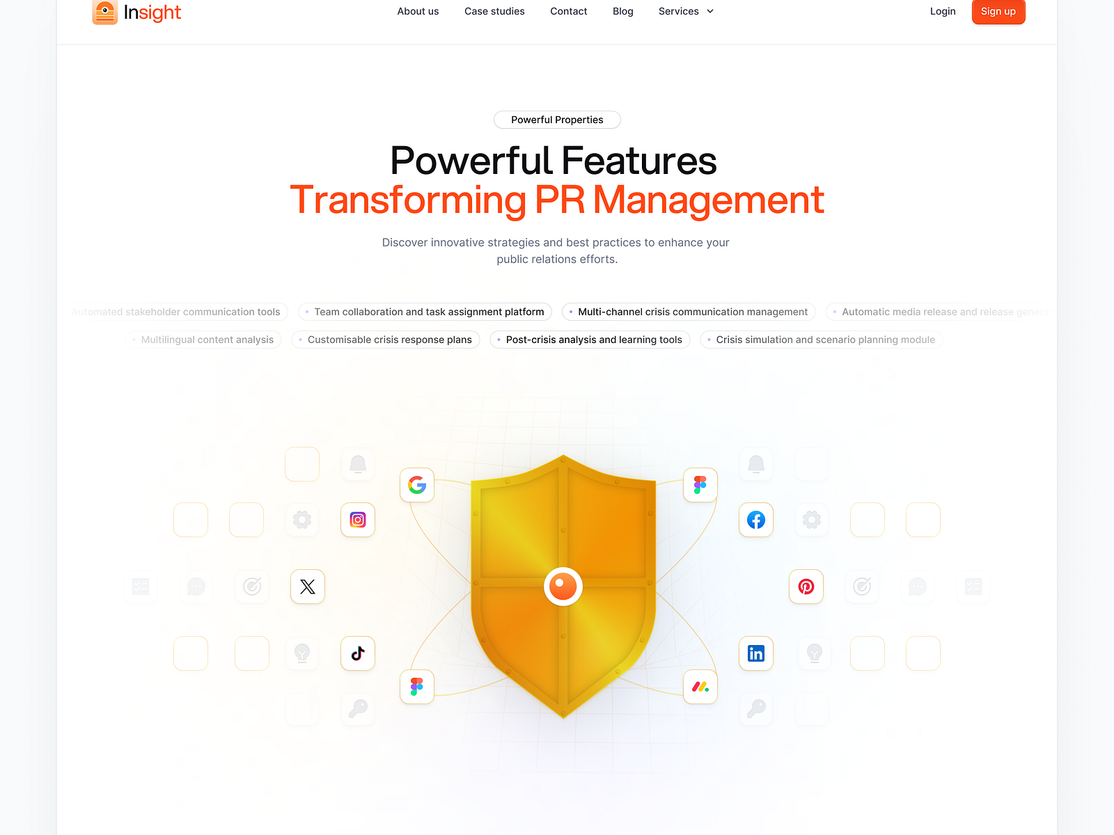 Insight - Features by Çağatay Becerik on Dribbble