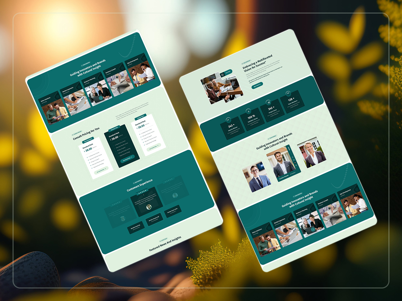 Consalt – Business Corporate Template by Al - Amin Hossain Asif on Dribbble