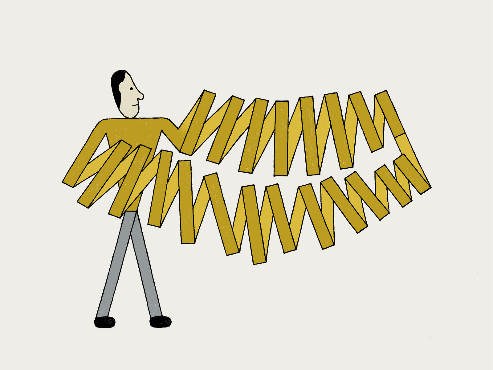 Human mess by A.Bran on Dribbble