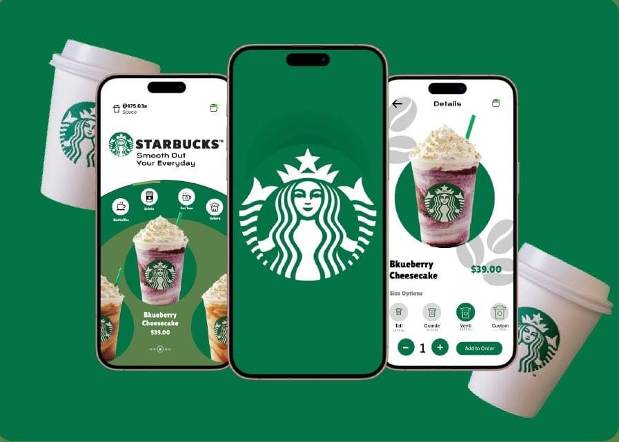 Starbucks Menu (Application) by Muhammad Akbar on Dribbble