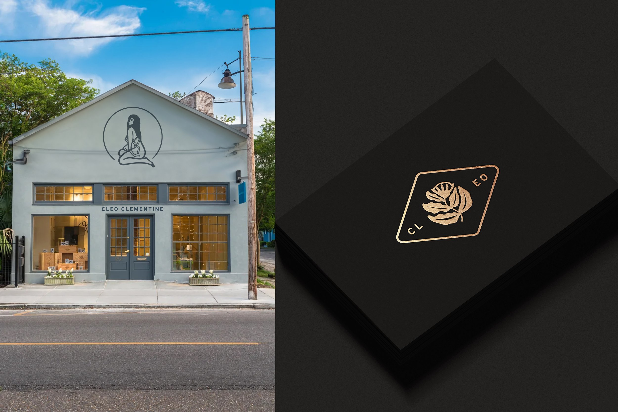 Logo design for a dress house by Garage Design Studio on Dribbble