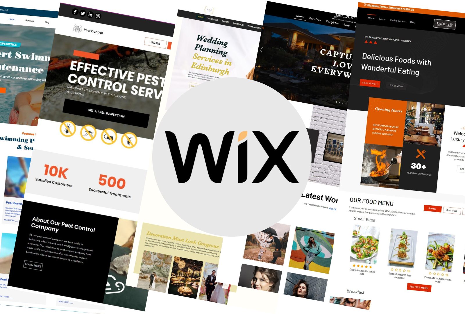 WIX Website Templates for Local and Ecommerce Businesses by Themesrush ...
