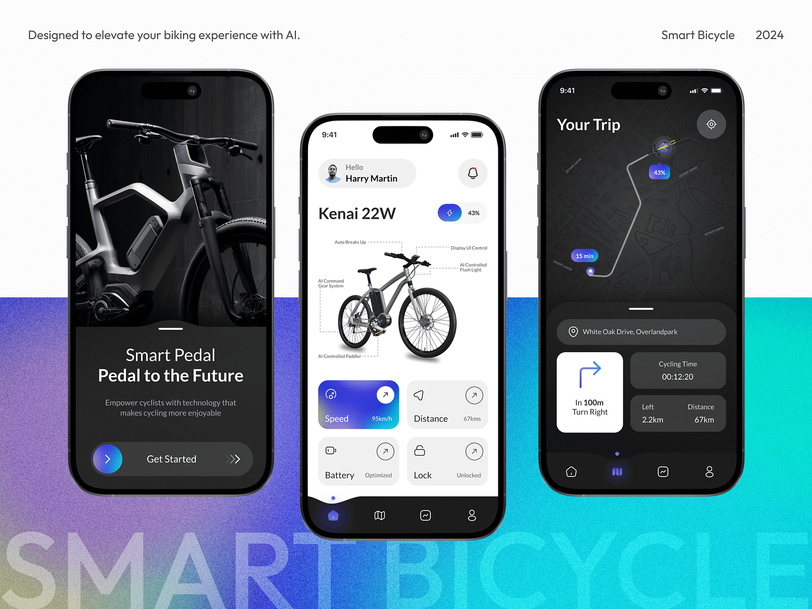 RideMaster - Smart Electric Bike Mobile App by MQoS UI/UX for MultiQoS ...