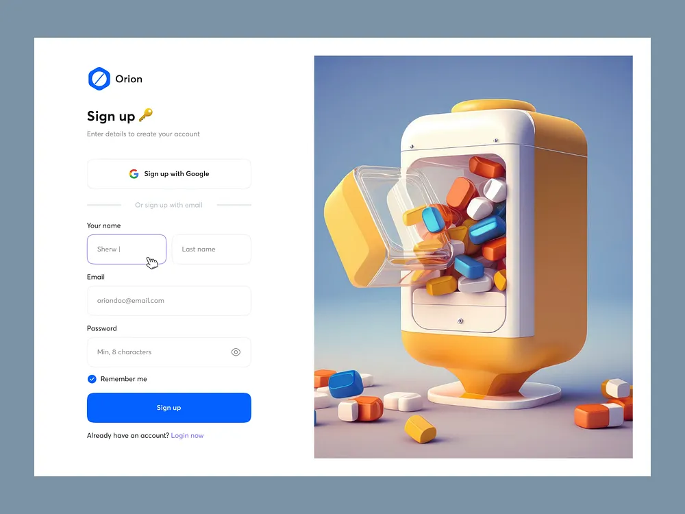 Sign Up Page designs, themes, templates and downloadable graphic ...