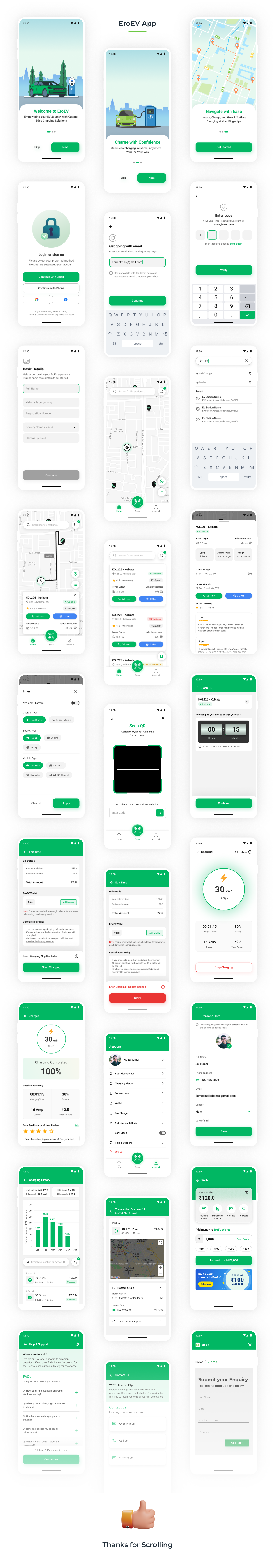 Ev App Design designs, themes, templates and downloadable graphic ...