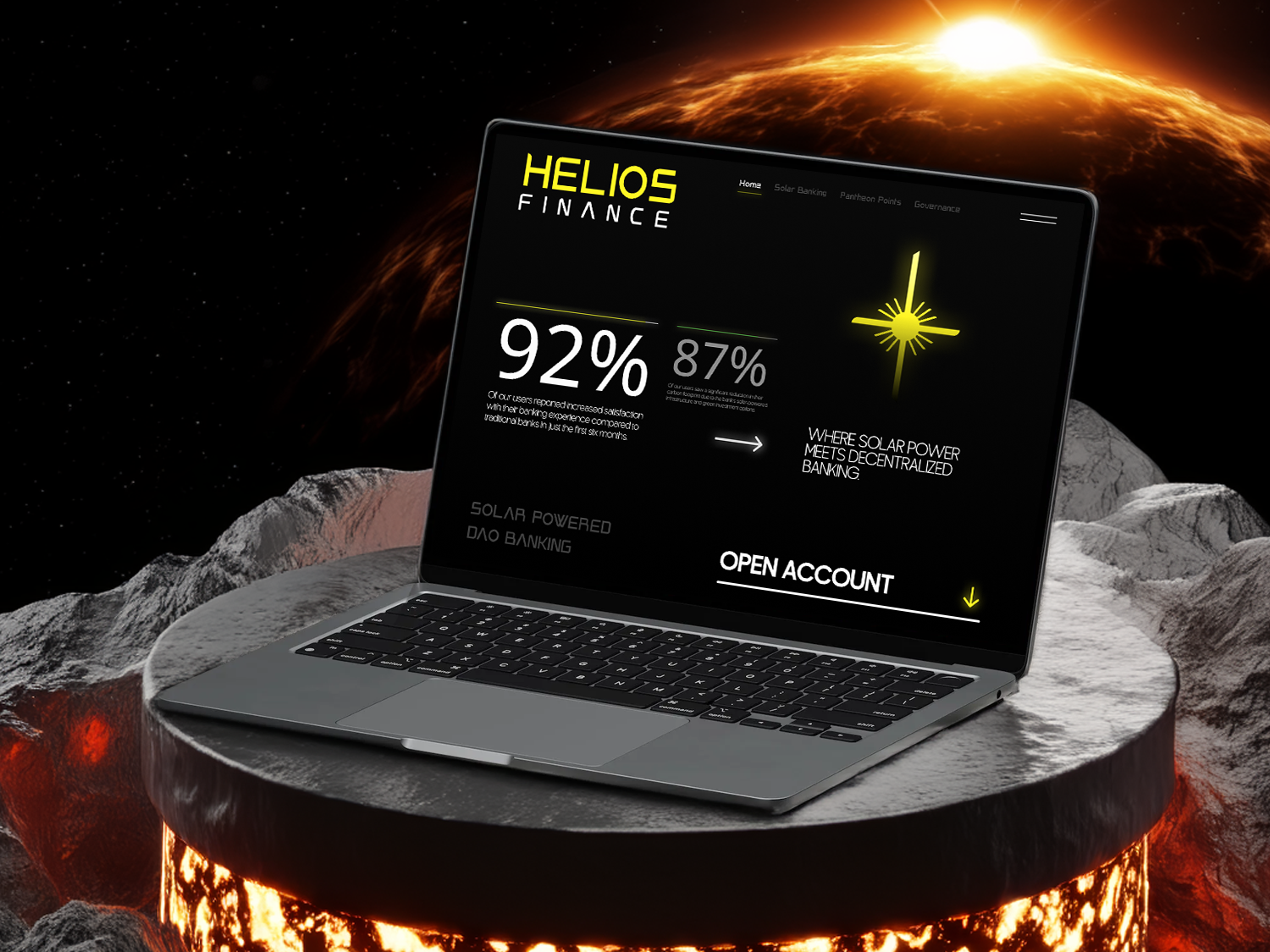 Web Ui / Helios Finance by Yousuf Zakhel on Dribbble