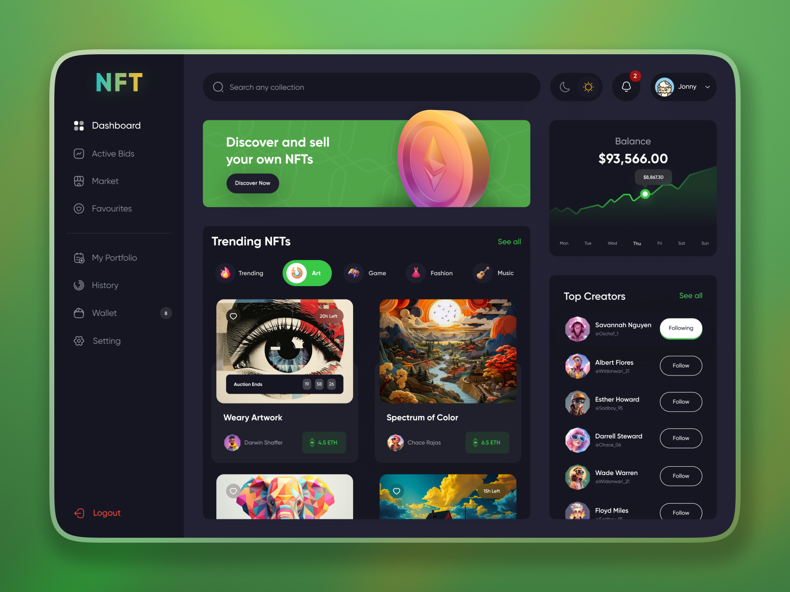 Nft Portfolio Tracker designs, themes, templates and downloadable ...