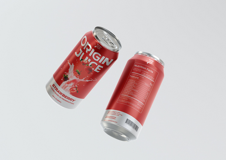 Juice Can Packaging Design by Mohit Verma on Dribbble