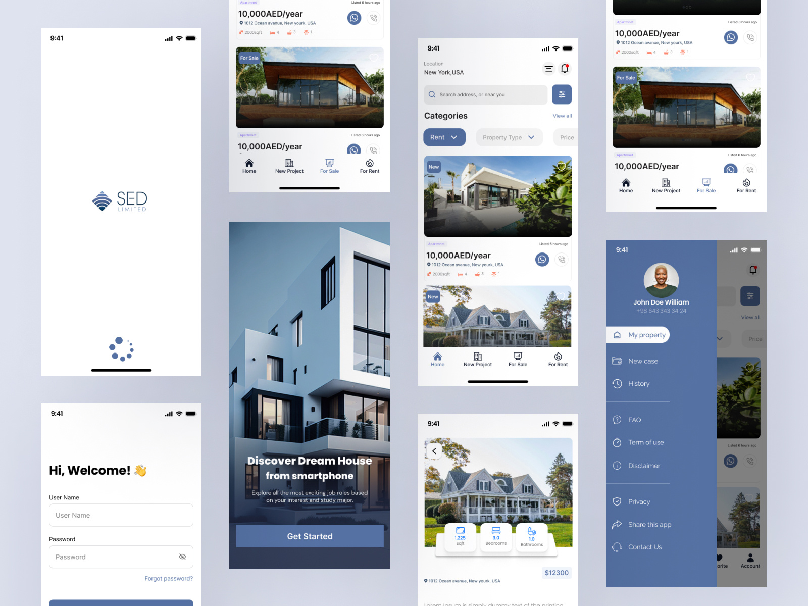 SED Limited Property App Design by SaifUX&UI on Dribbble