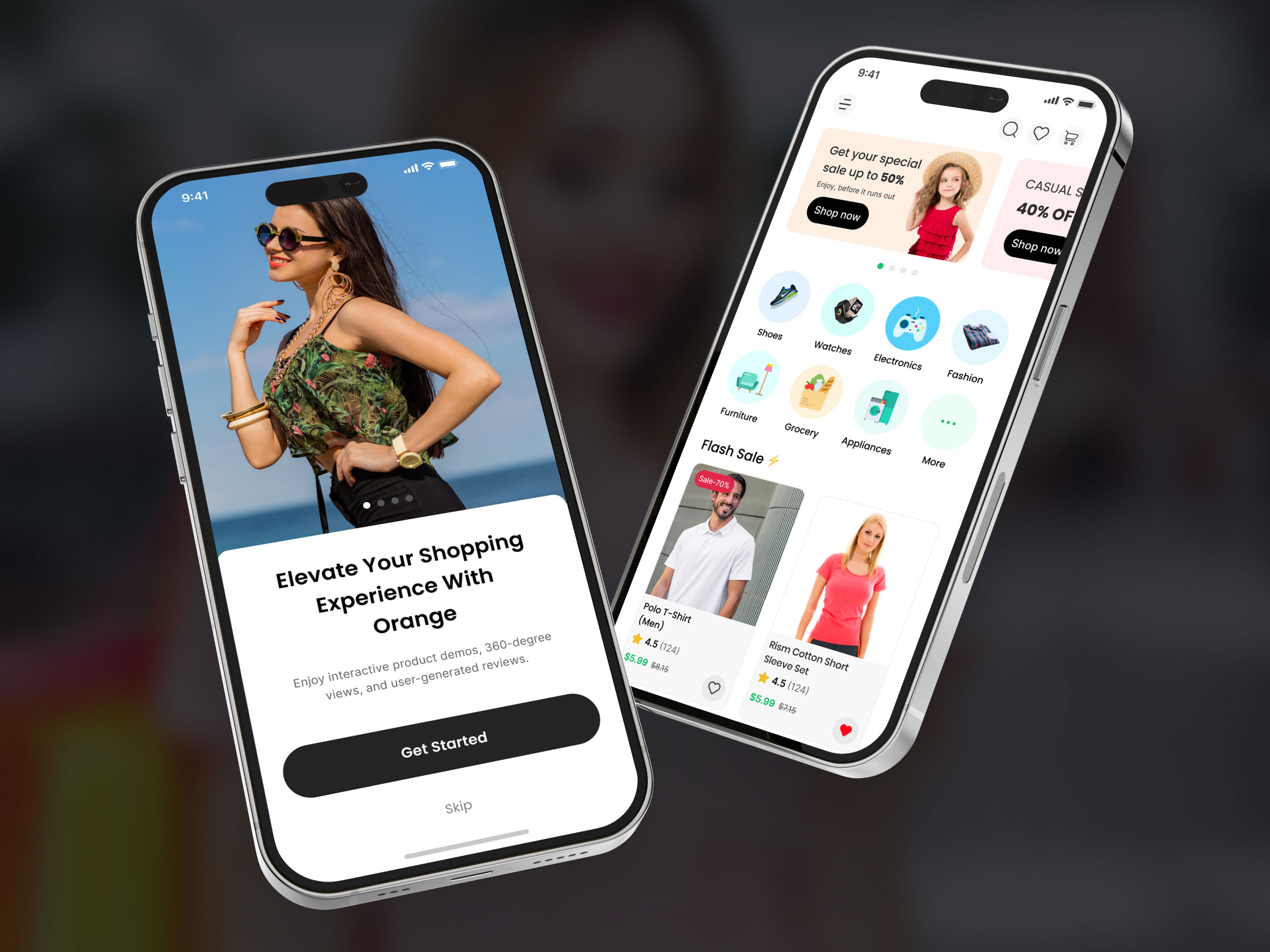 Ux Design Worked for Orange Ecommerce Application by Sambit Saurav ...