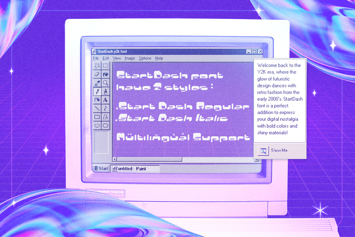 Start Dash - Y2K Display Font by Askar Fadhilah on Dribbble