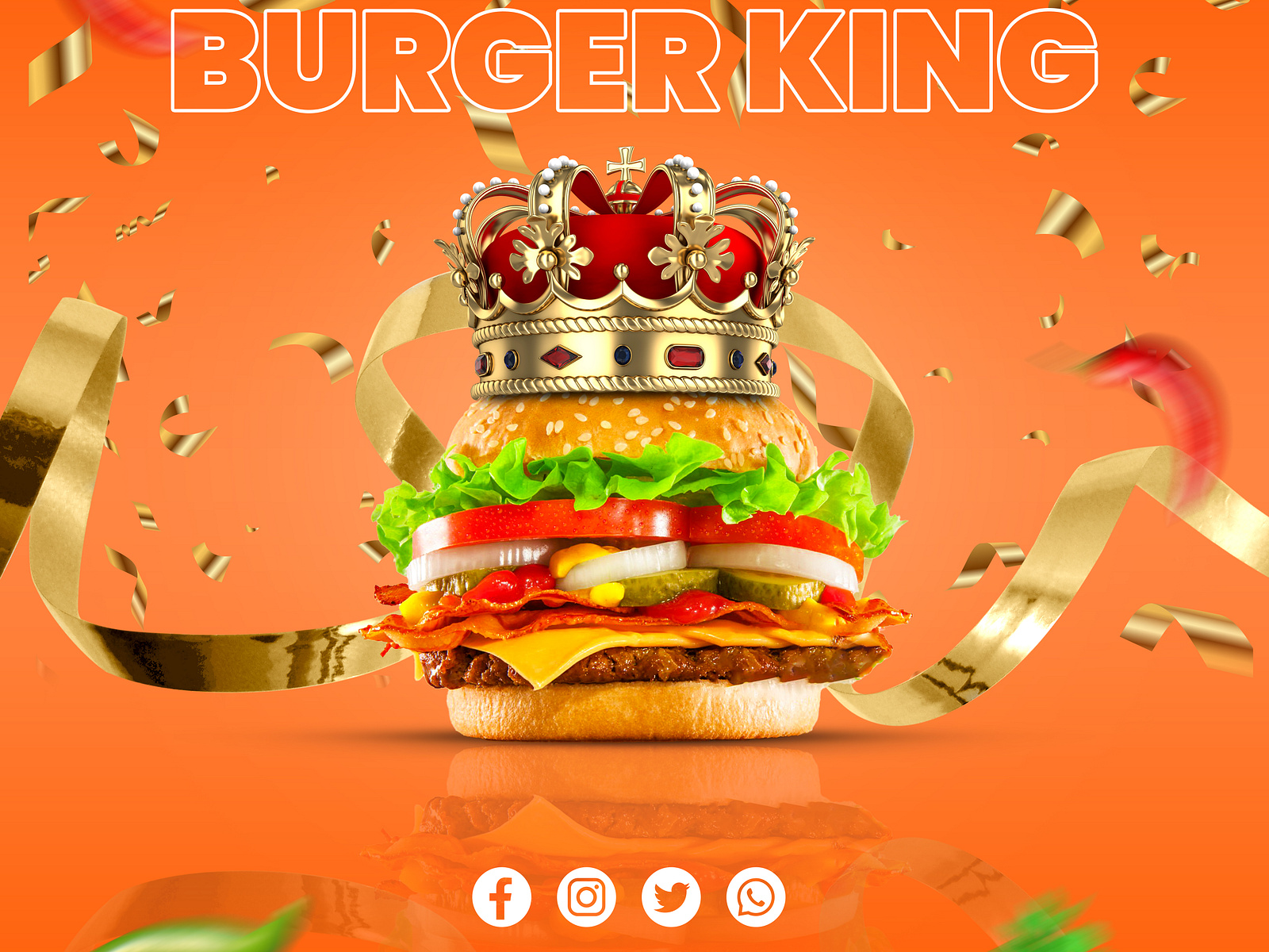 Eye-Catching Burger Graphic Design for Instagram by Archan Duarah on ...