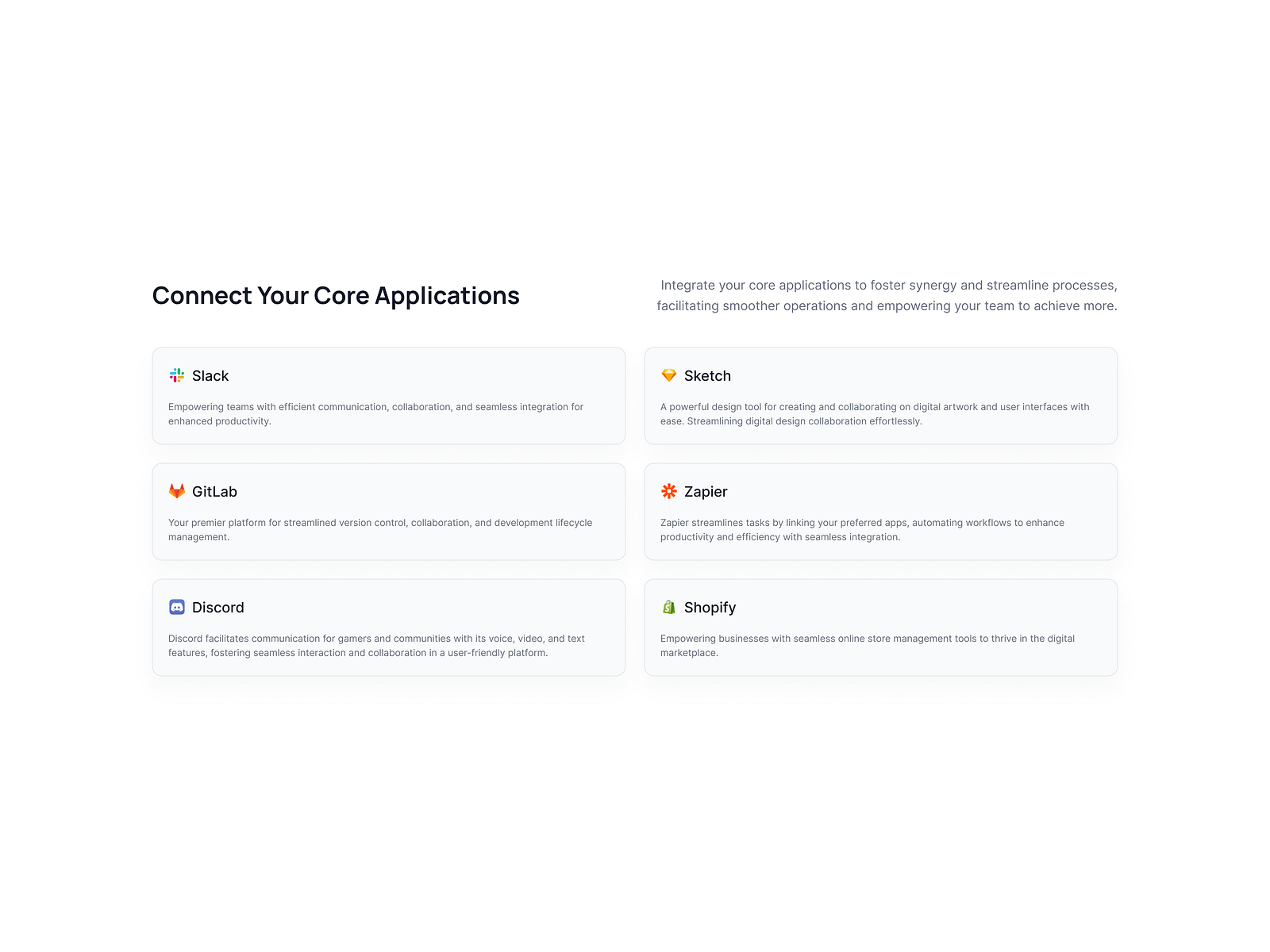 Integration card with background by Pagedone on Dribbble