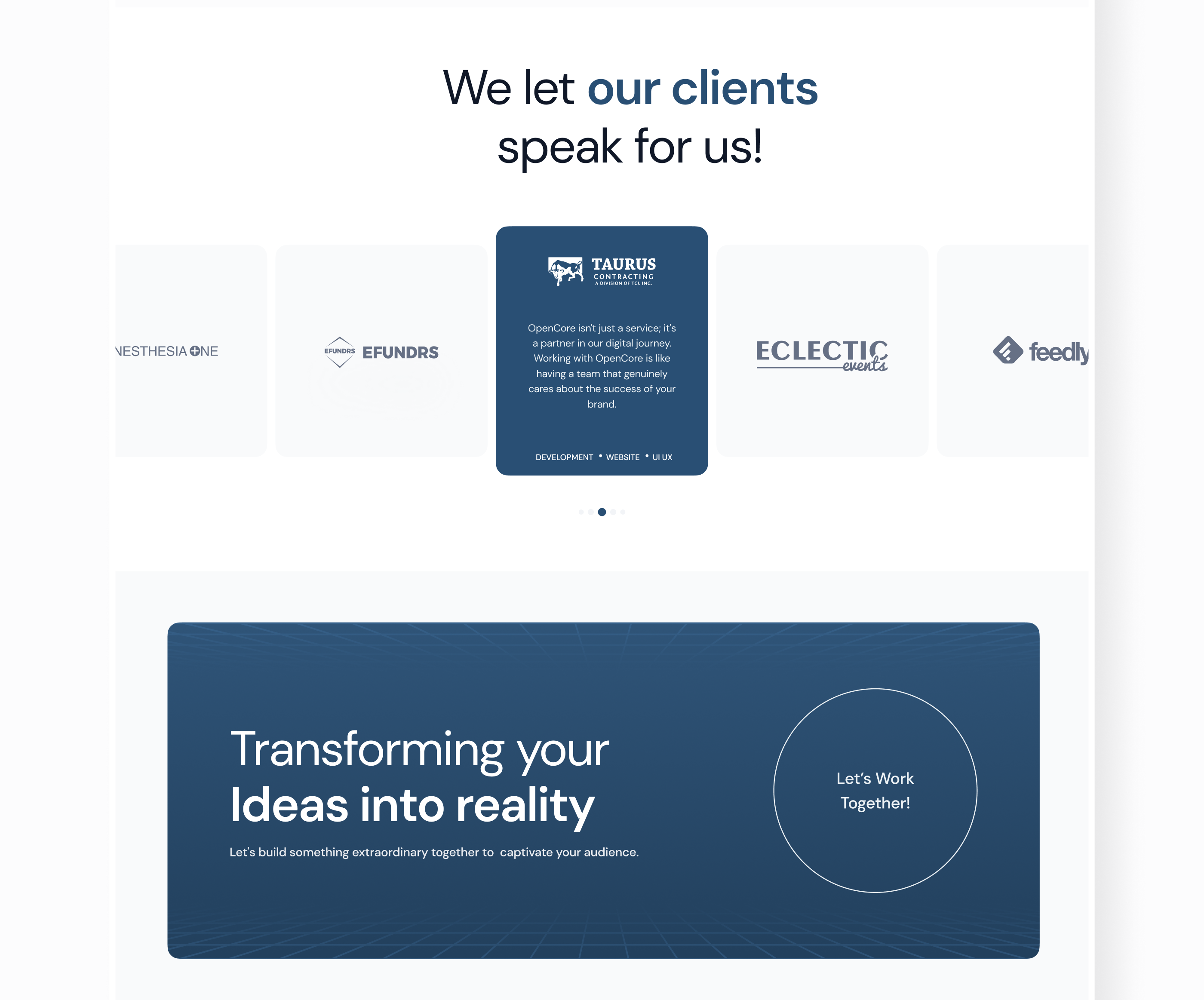 OpenCore - Landing Page UI UX Design by OpenCore Group on Dribbble