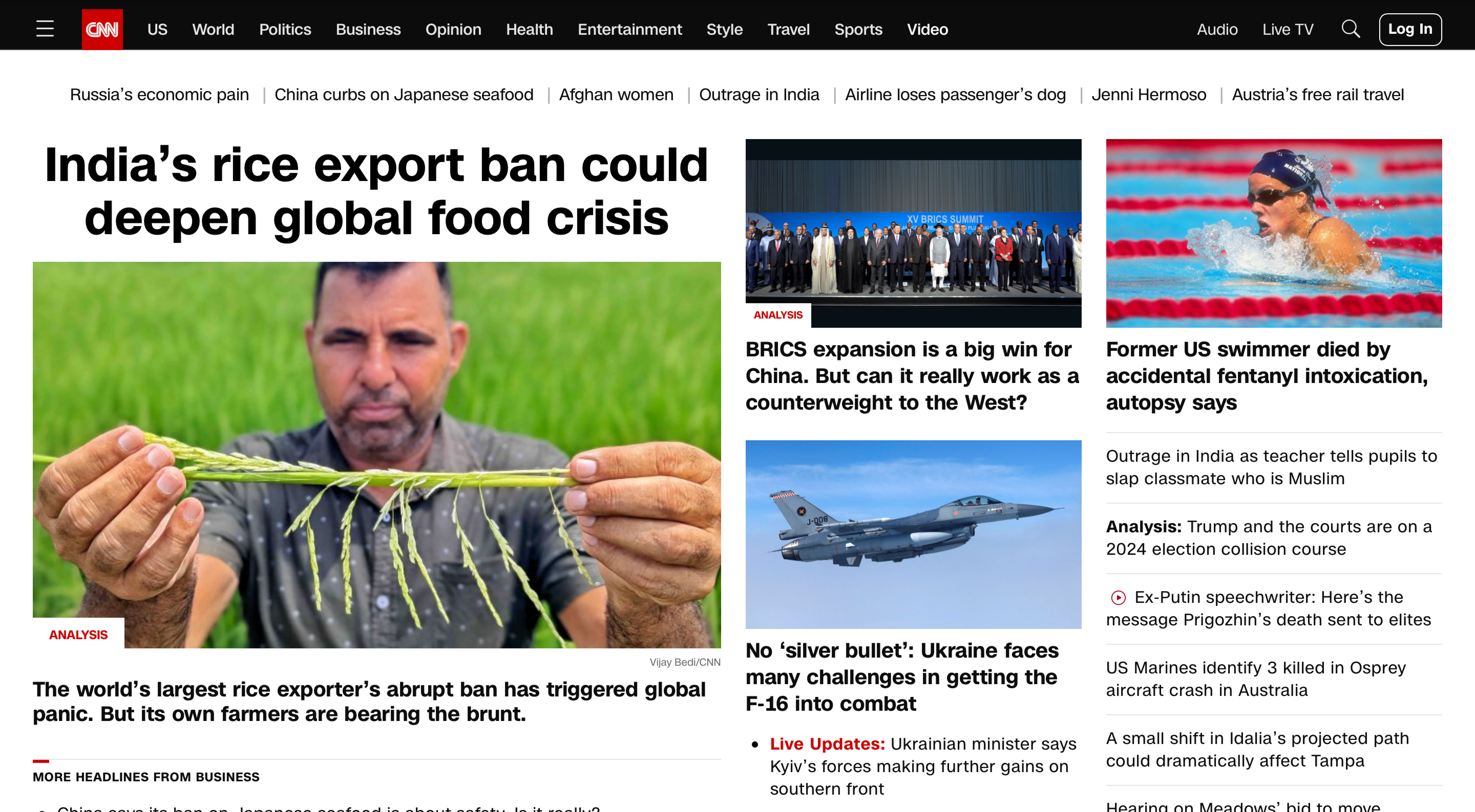 CNN | Website Redesign by Ishwari K on Dribbble