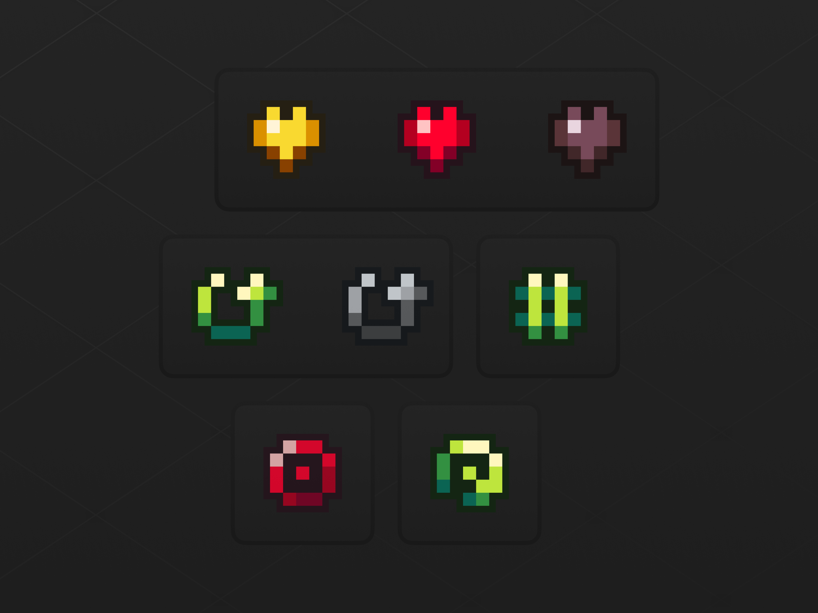 5x5 Pixel Icon Pack by D. Hedwy on Dribbble
