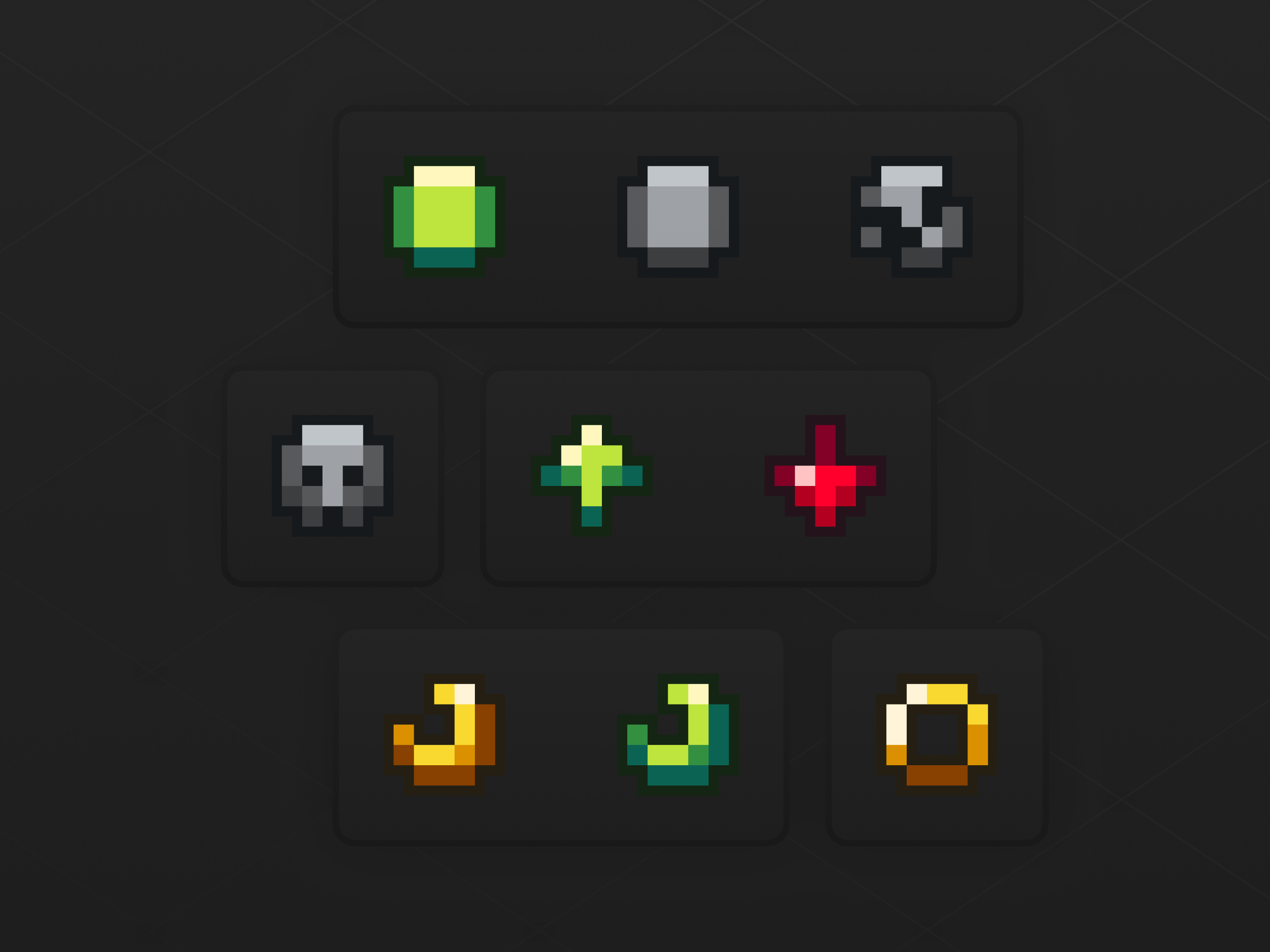 5x5 Pixel Icon Pack by D. Hedwy on Dribbble