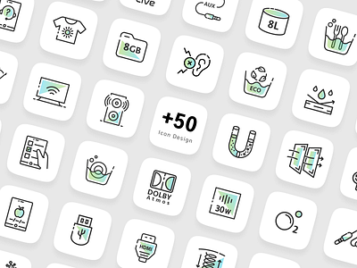 Modern & Minimal Icon Pack by Ahmadreza Neysani on Dribbble