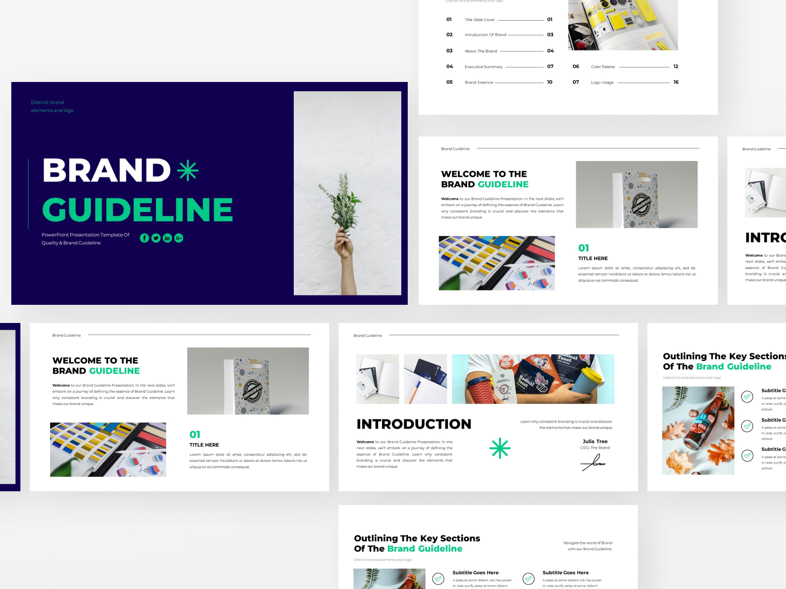 Brand Guideline - Presentation Template by Ian Frds for Eklip Studio on ...