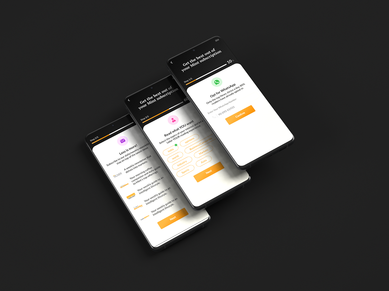 Live Mint Mobile App By Aparna Nair On Dribbble