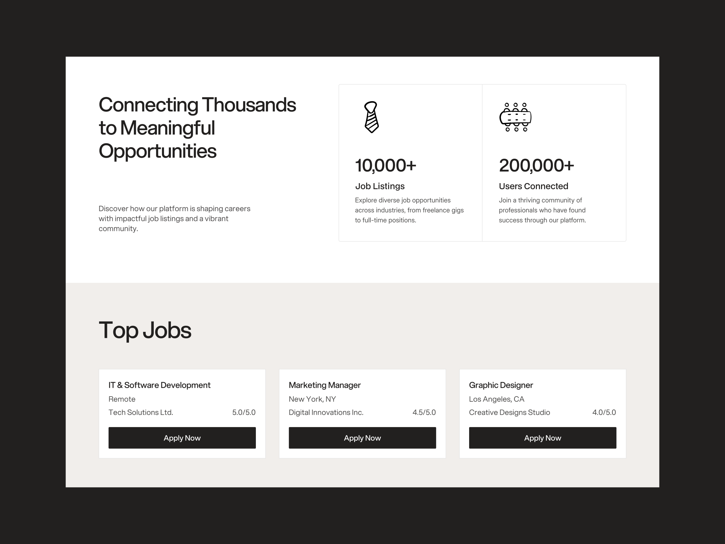 JobWave - Landing Page by Asal Design for Kretya Studio on Dribbble