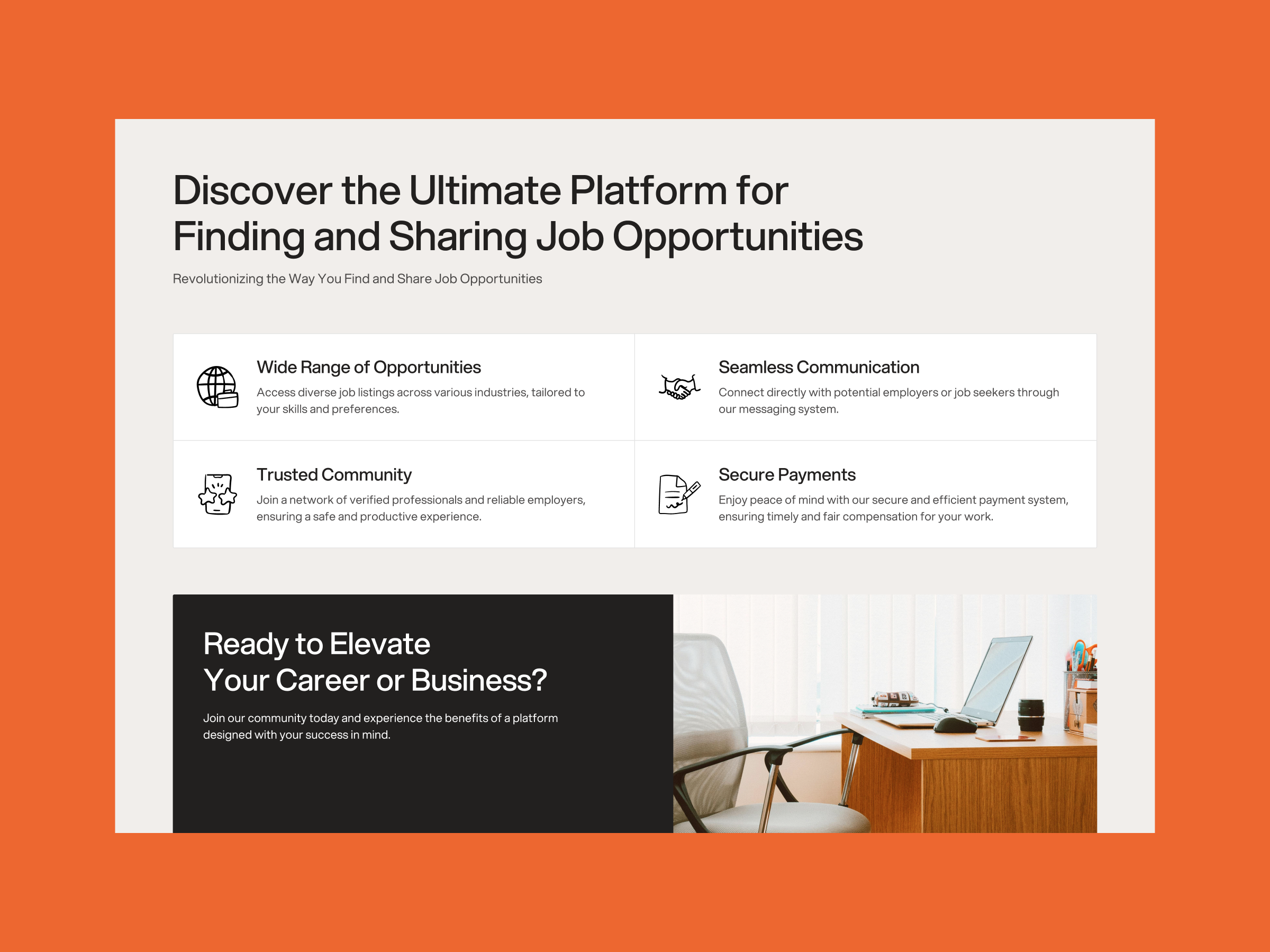 JobWave - Landing Page by Asal Design for Kretya Studio on Dribbble