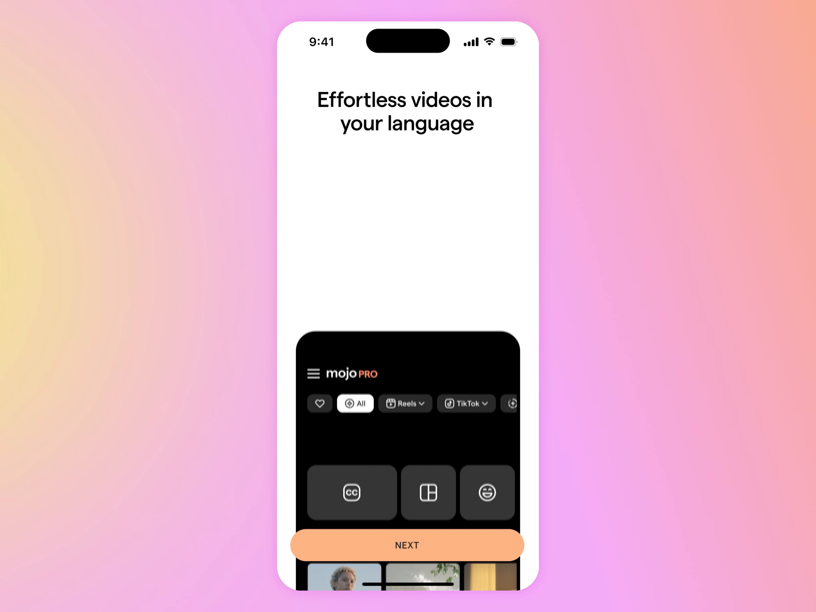 Onboarding screen - Mojo app by Ododo on Dribbble