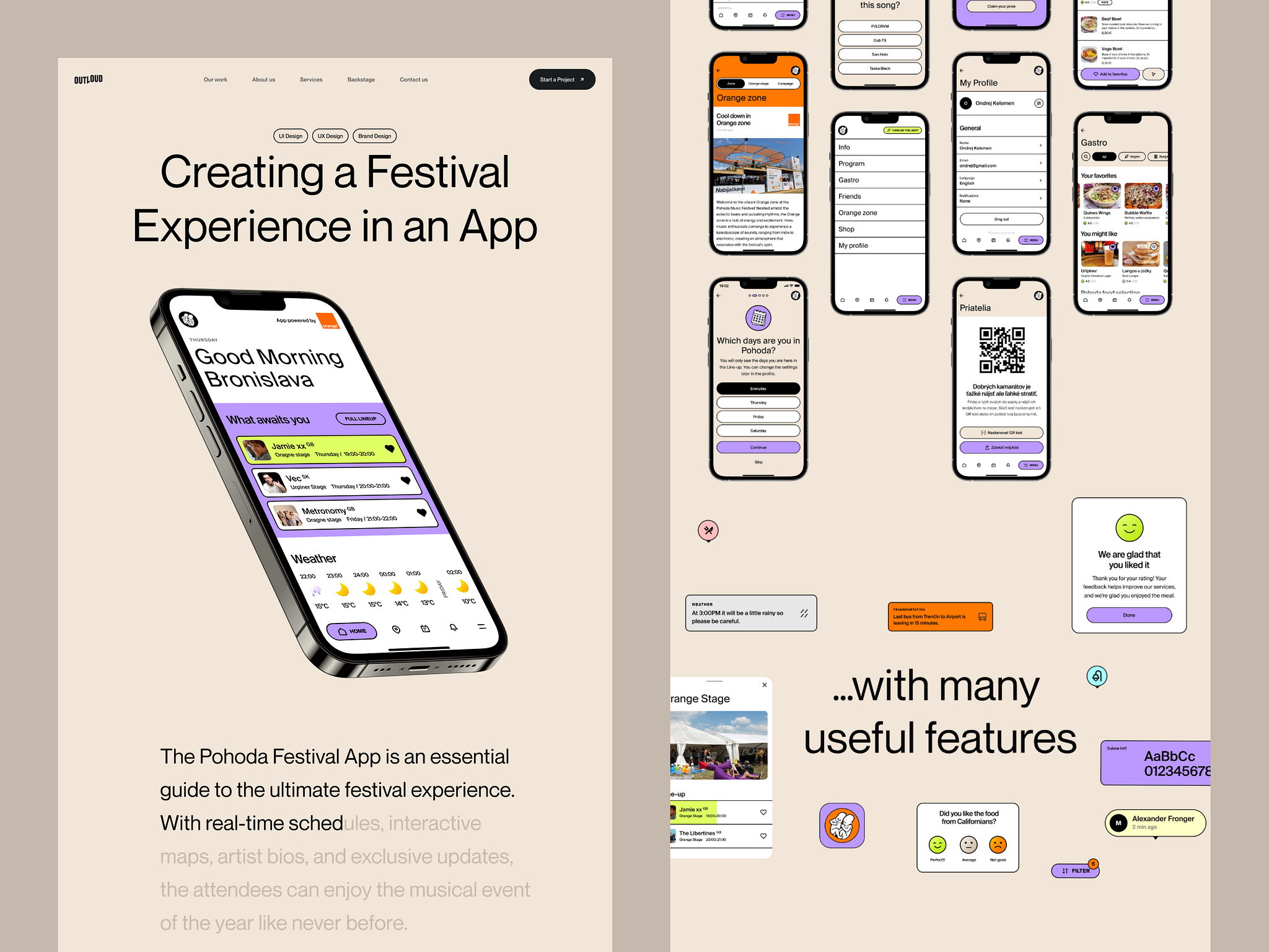 Pohoda Case Study by Martin Strba for Outloud on Dribbble
