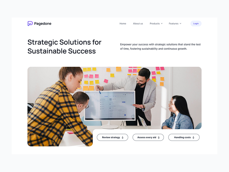 Split Header Hero section With CTA on Image by Pagedone on Dribbble