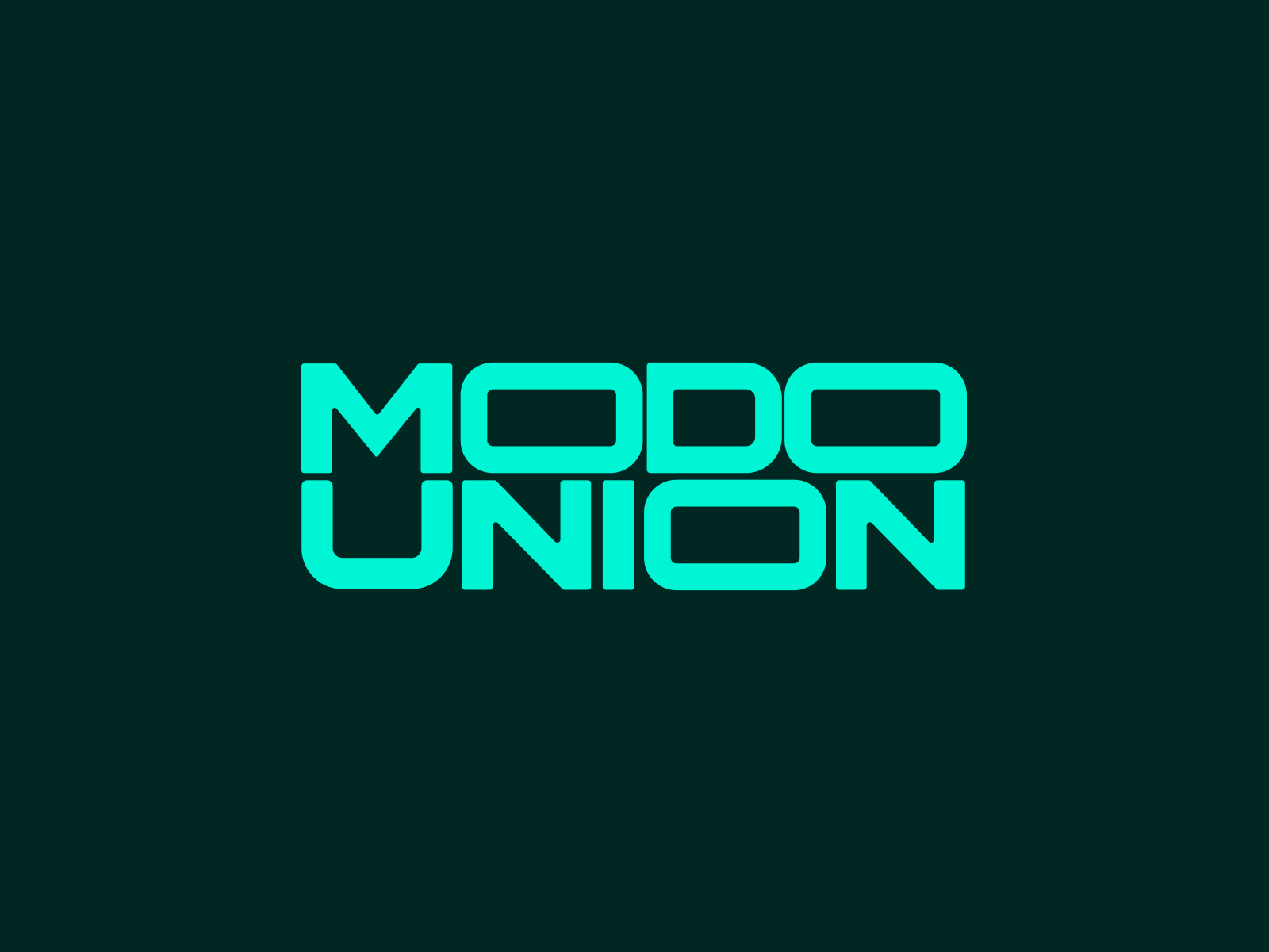 Modo Union // Wordmark Exploration by jurk.io on Dribbble