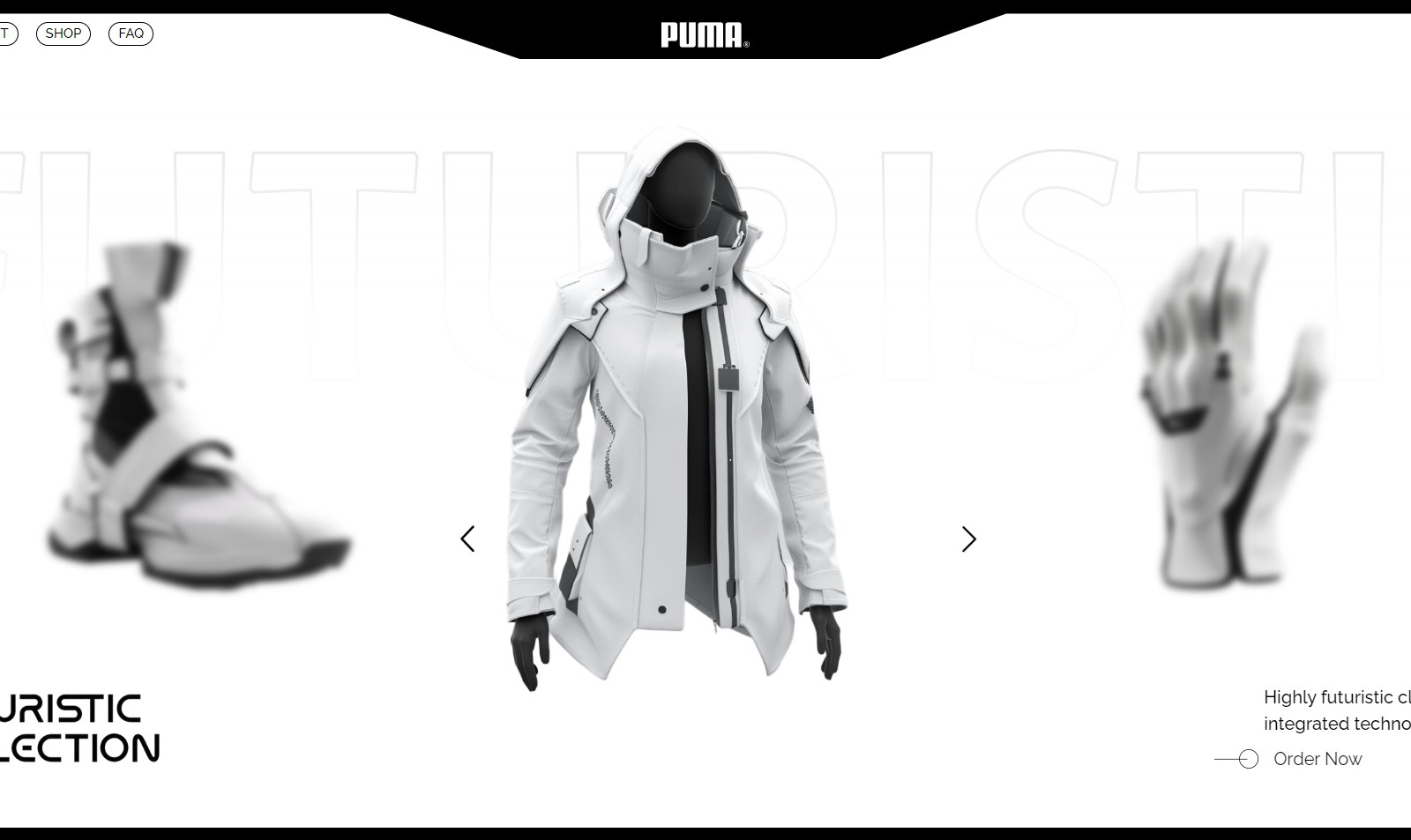 Puma Hero Section Design By Saim Naveed On Dribbble