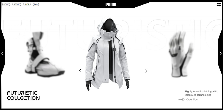 Puma Hero Section Design By Saim Naveed On Dribbble
