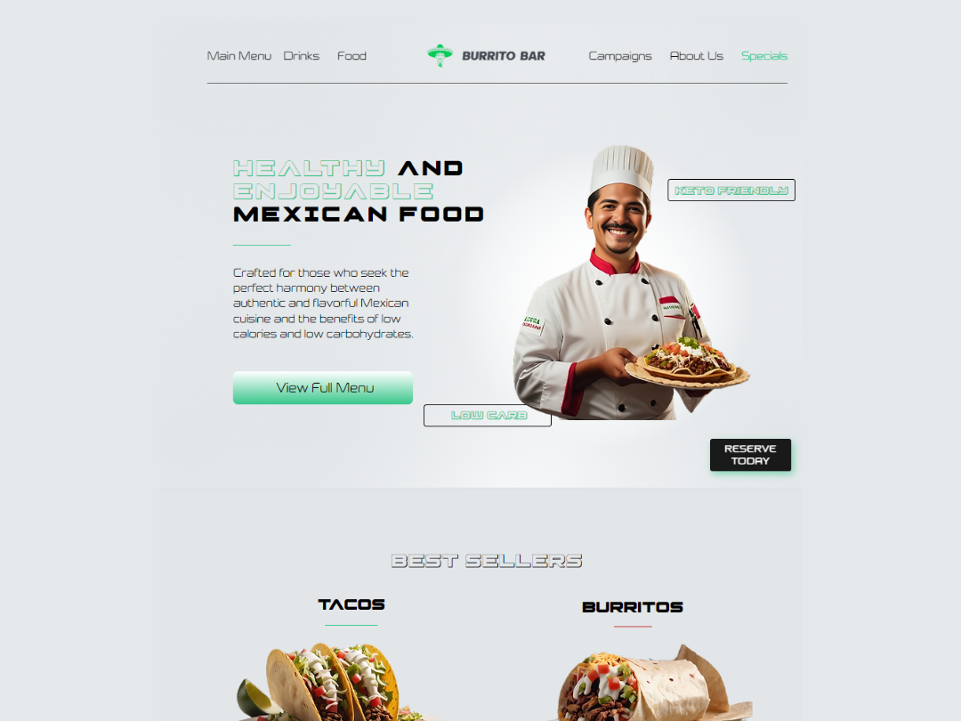 Mexican Food Restaurant - With Horizontal + Vertical Scroll by Posthive ... Mexican Food Restaurant - With Horizontal + Vertical Scroll by Posthive ...