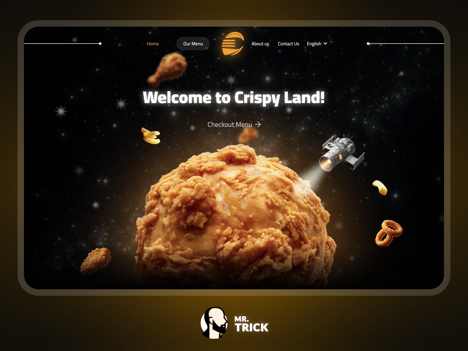 Crispy Land: Innovative UI Design for a Space-Themed Food Delive by ...