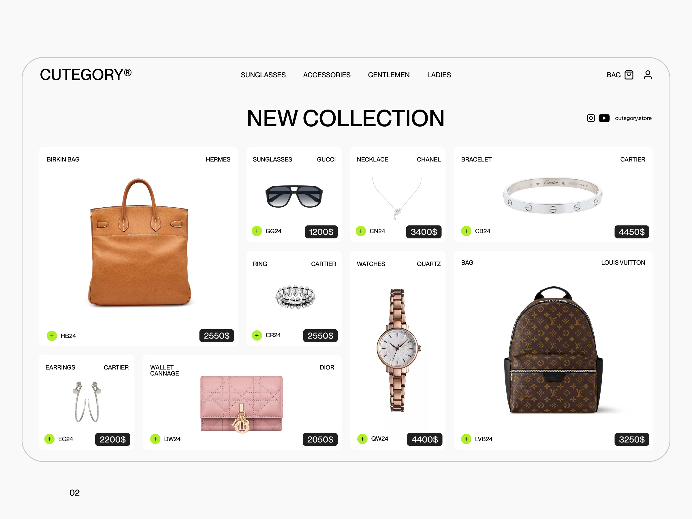 Ecommerce website design by The Department on Dribbble