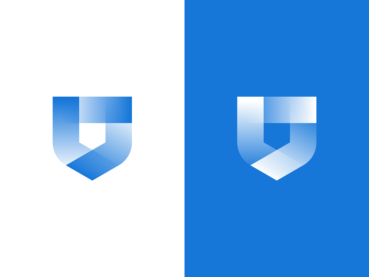 Abstract Shield Logo - Minimalist and Dynamic Design // For Sale by ...