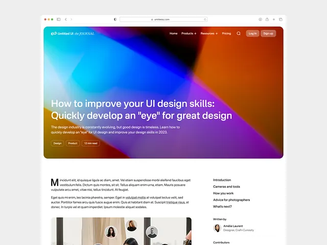Blog UI designs, themes, templates and downloadable graphic elements on ... Blog UI designs, themes, templates and downloadable graphic elements on ...