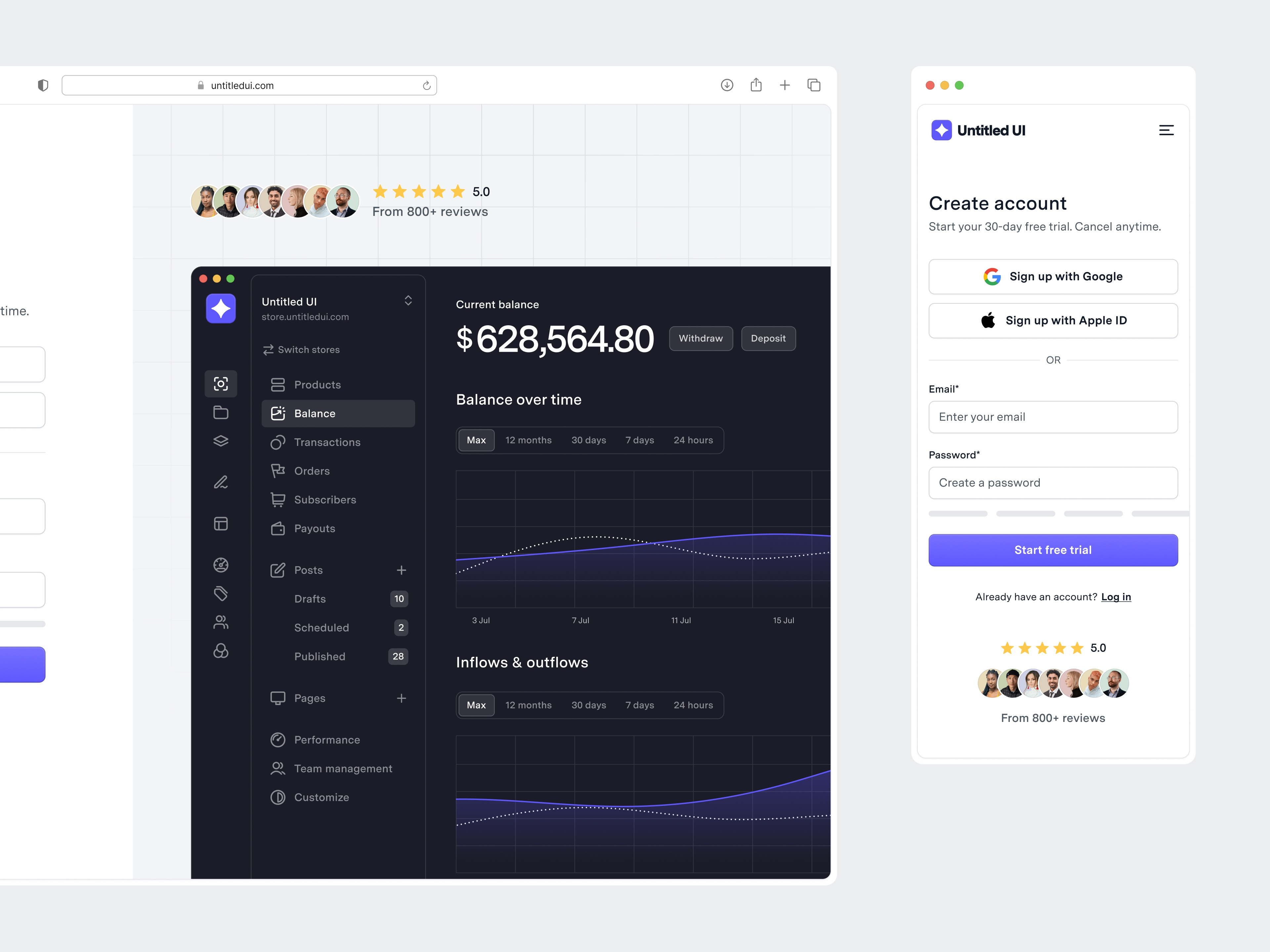 Create account — Untitled UI by Jordan Hughes® on Dribbble