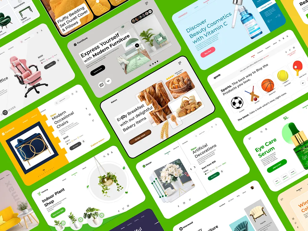 Ecommerce Hero Section designs, themes, templates and downloadable ...