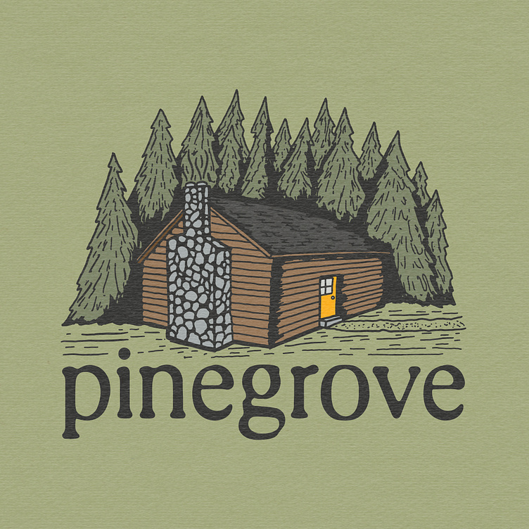 Pinegrove Merch Concept by Eric Pond Designs on Dribbble