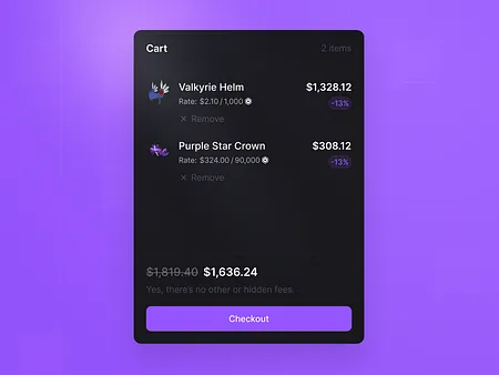 Cart UI designs, themes, templates and downloadable graphic elements on ...