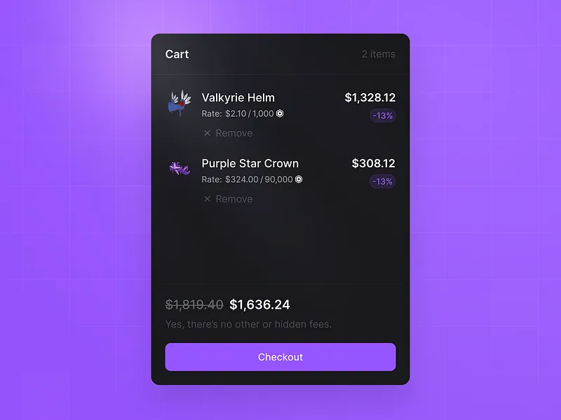 Cart UI designs, themes, templates and downloadable graphic elements on ...