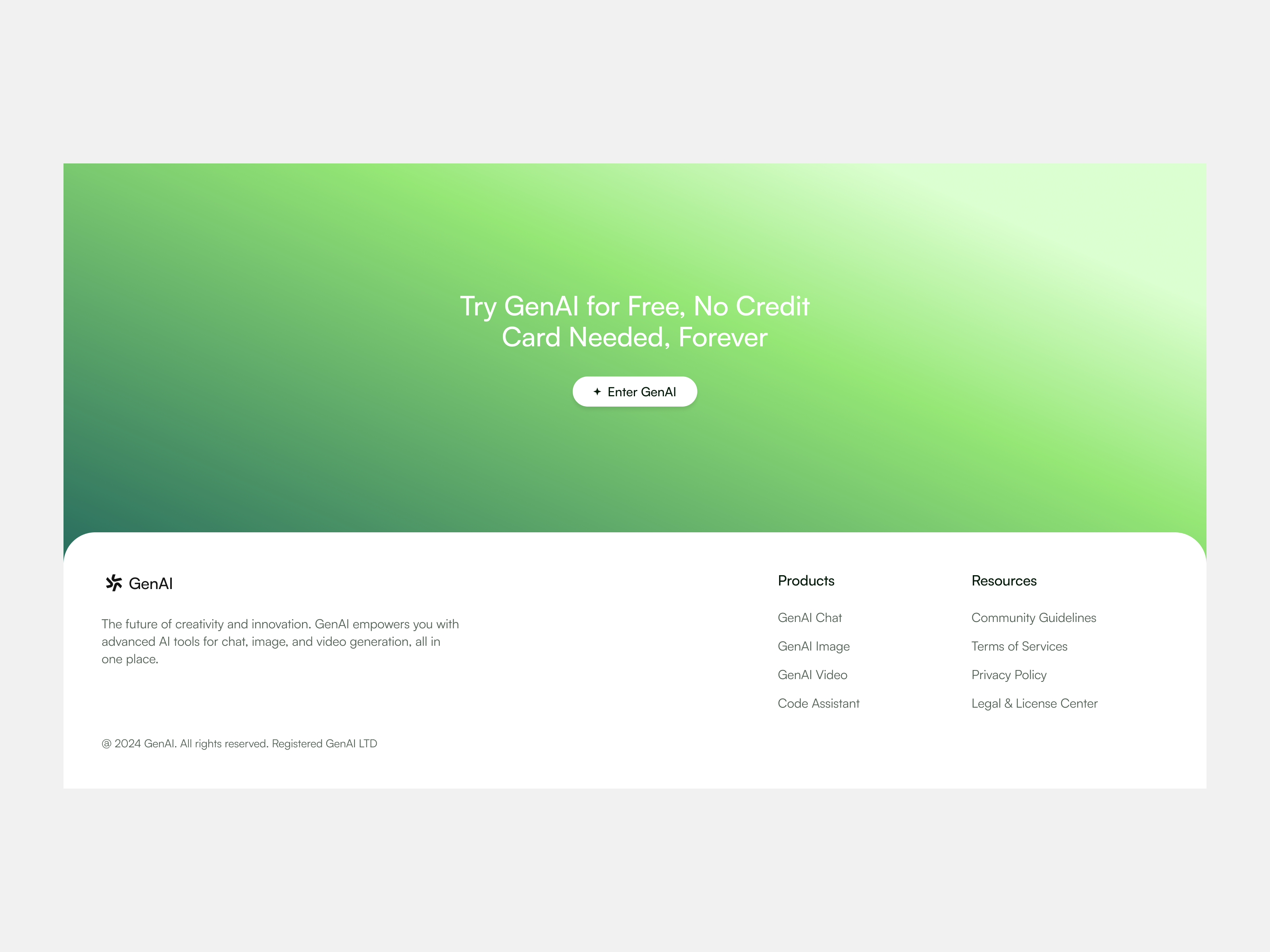 GenAI Landing Page - Multipurpose GPT AI Chat by Arthur Sjorgen for ...
