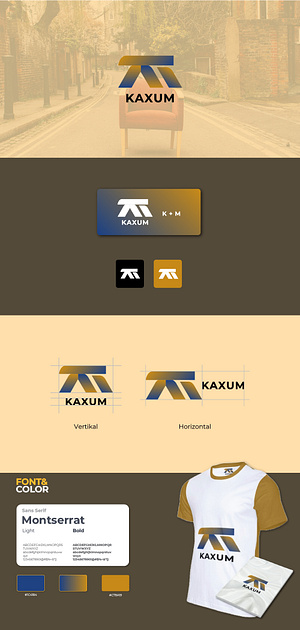 Logo Custom & Brand Identity for custom - KAXUM by Frispro on Dribbble