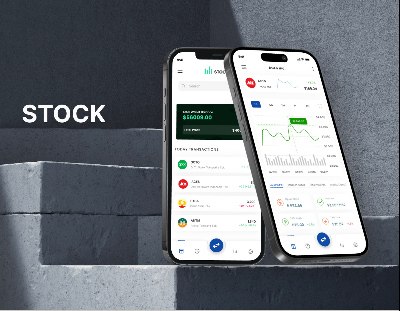 Sleek Stock Trading App Uiux designs, themes, templates and ...