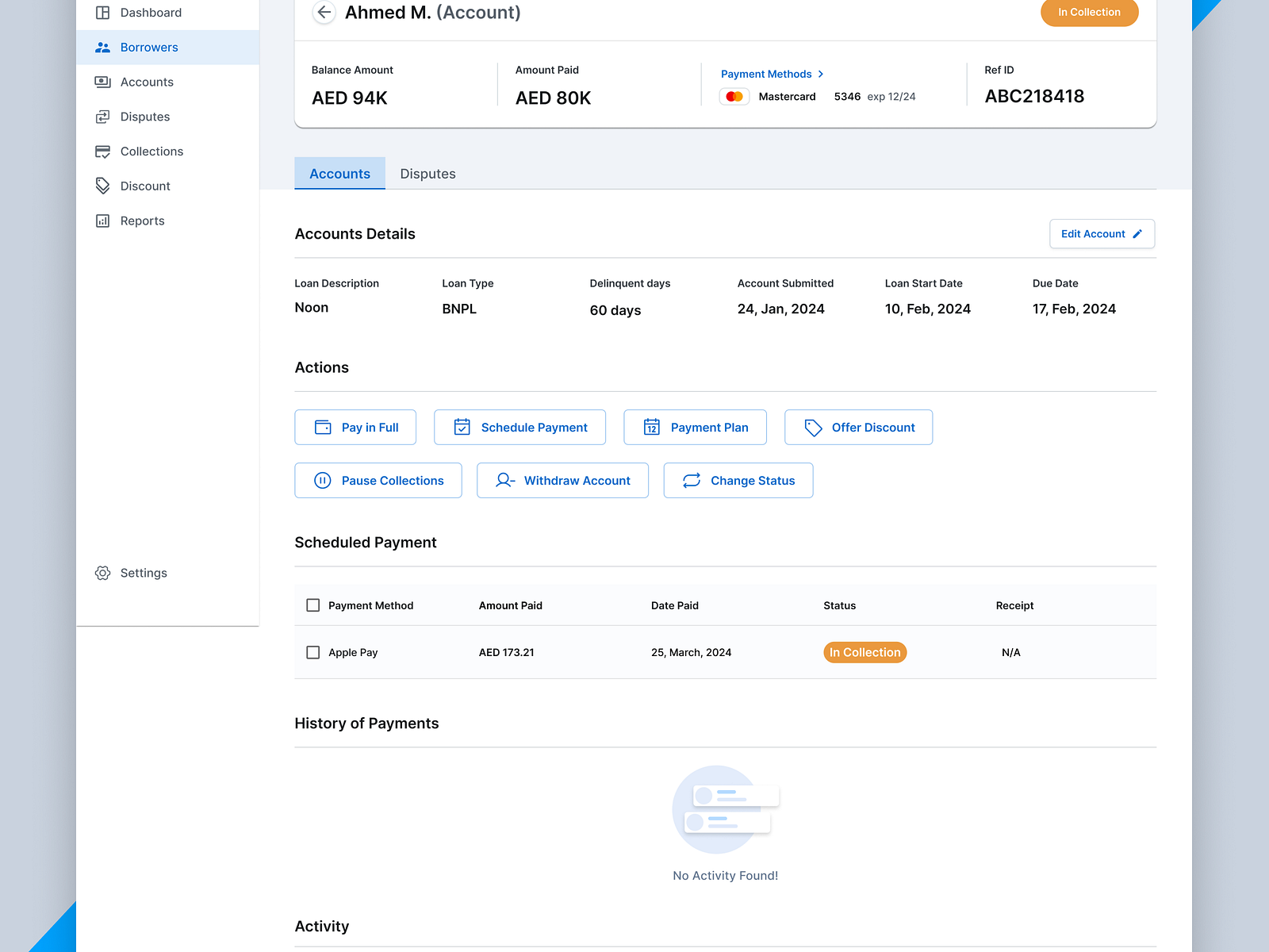 SaaS Lender Portal for Debt Collection UI/UX Design by Umair Zulfiqar ...