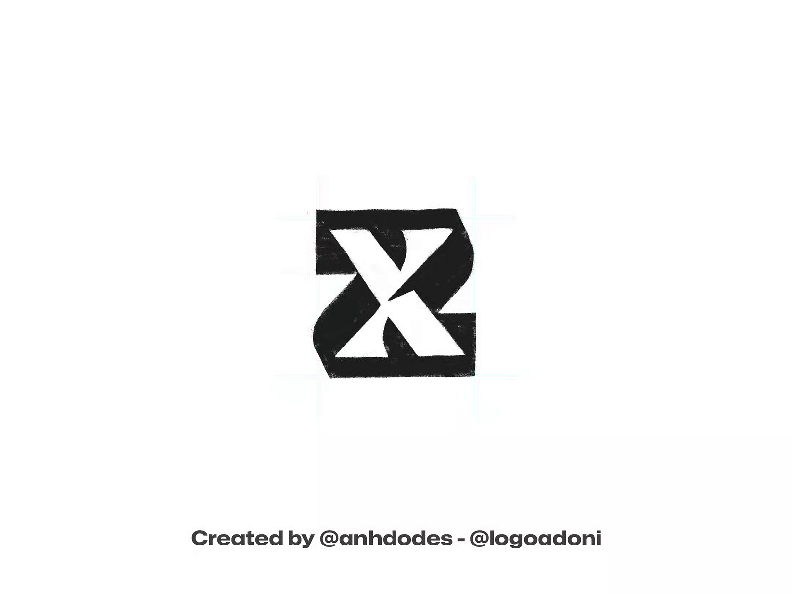 modern XZ ZX monogram ready-made logo for sale by Anh Do - Logo ...
