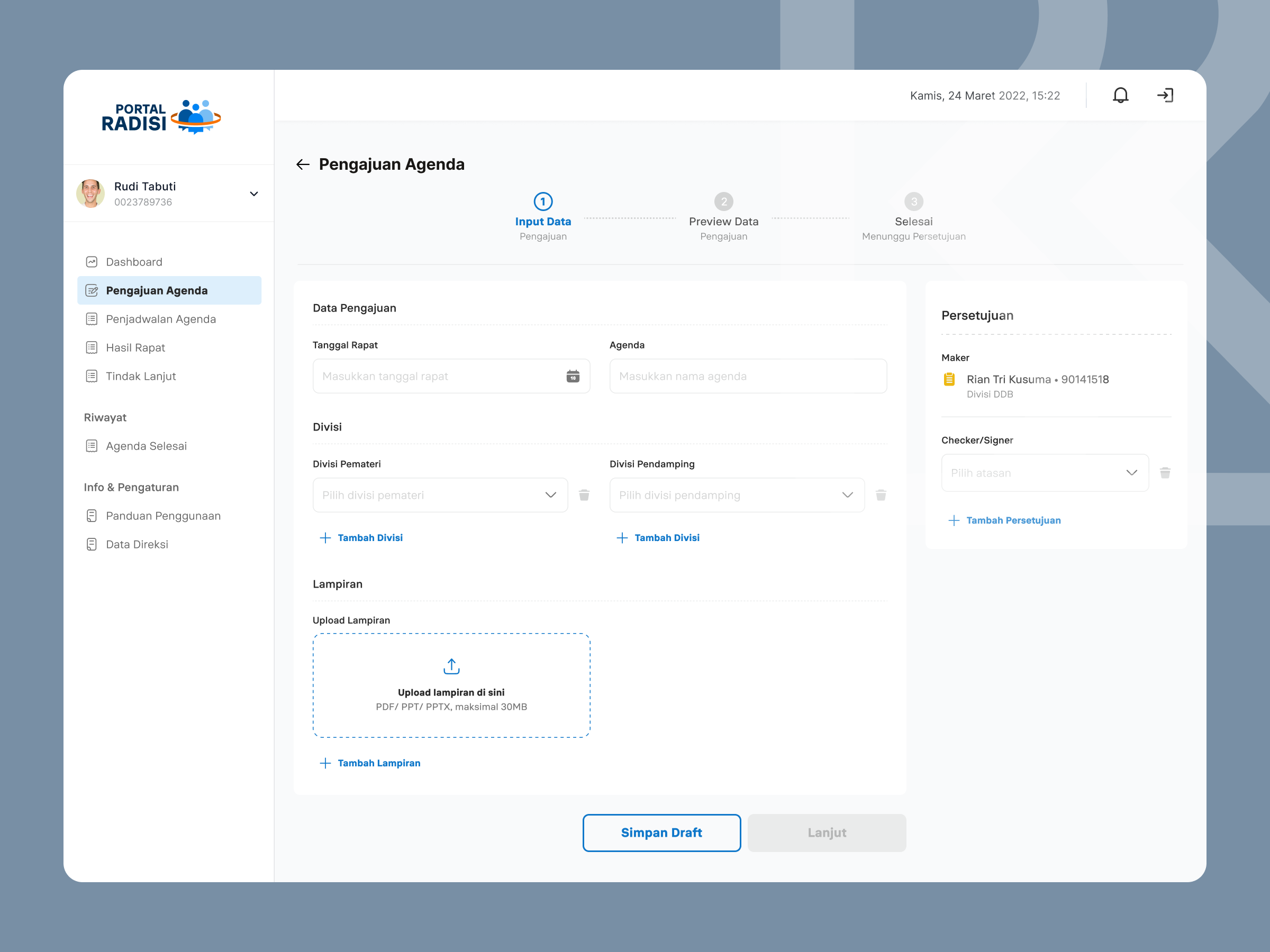 Portal Radisi (Corsec Bank BRI) Revamp by Leontius Yacob Krisna on Dribbble
