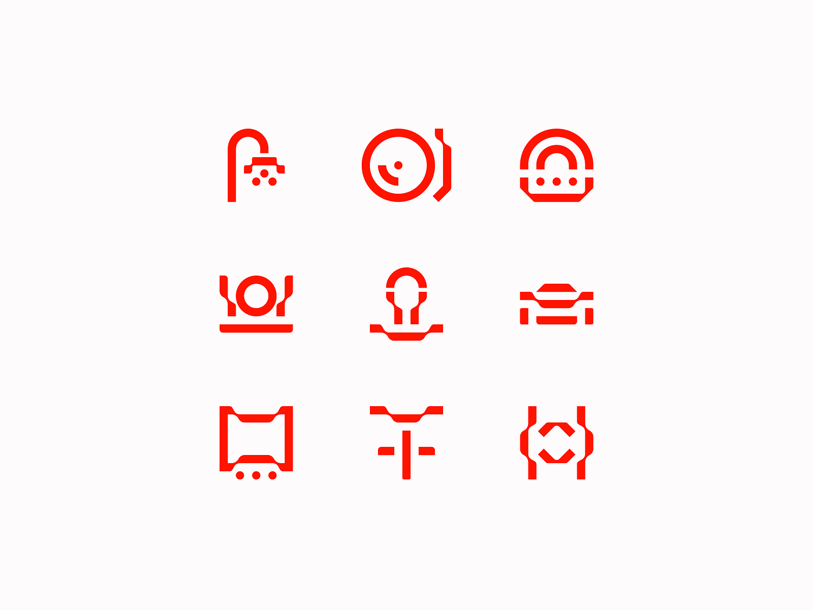ACE Wayfinding Iconography by Gino van Lierop on Dribbble