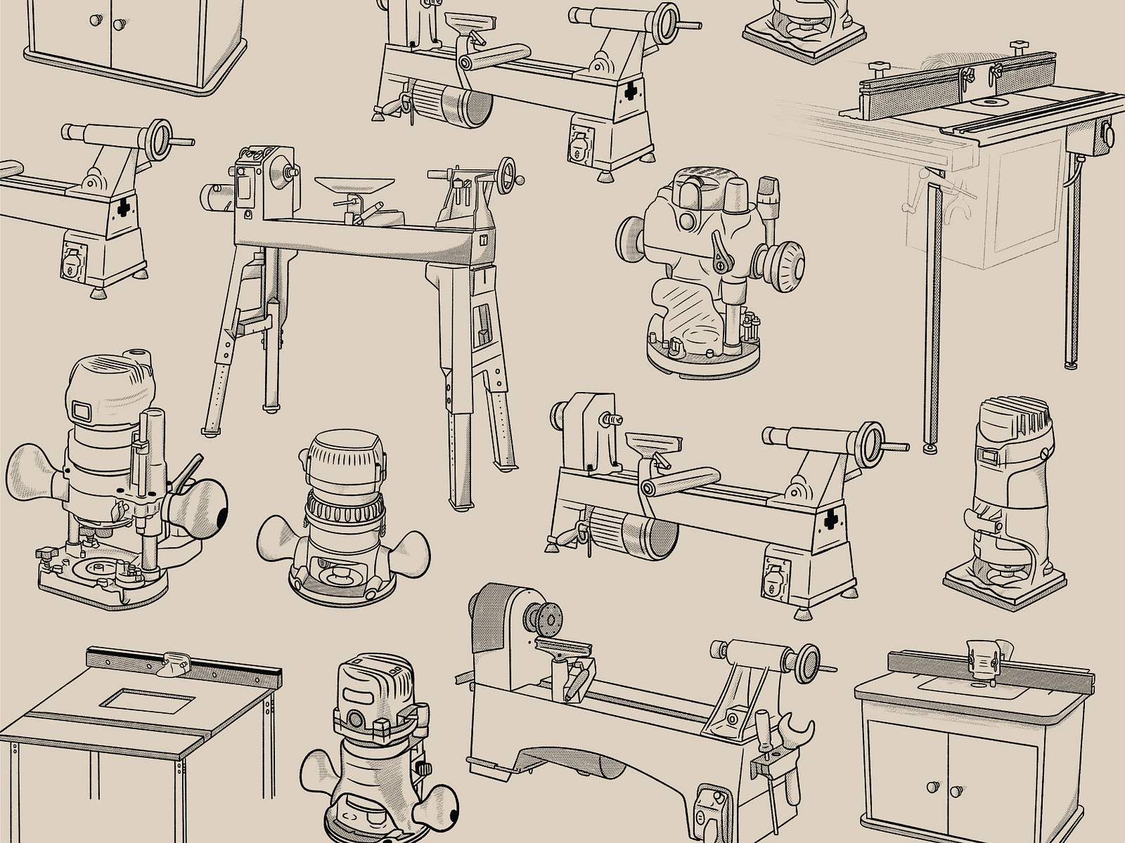 Woodworking Tools - Routers, Router Tables & Lathes by Jessica Green on ...